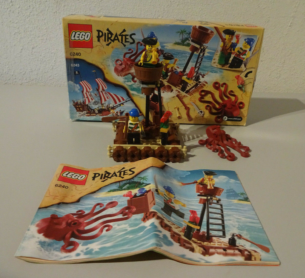 ( A15 ) Lego 6240 Kraken Attackin Piraten Mit OVP & BA 100% KOMPLETT